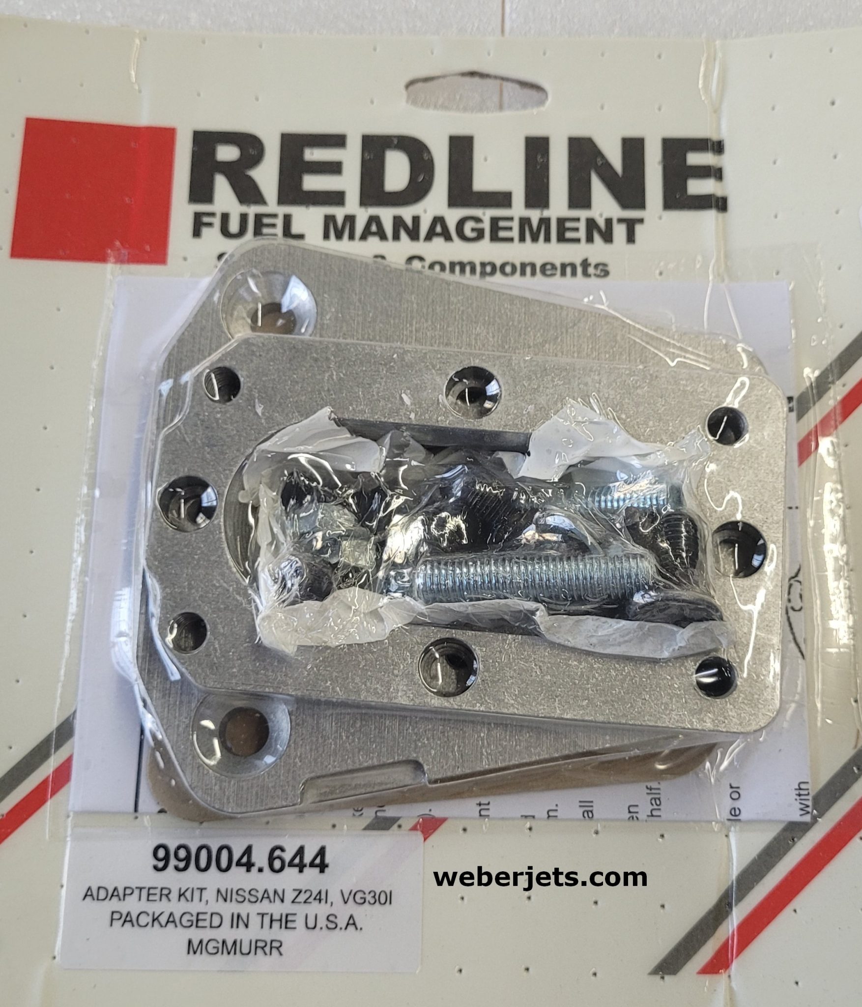 99004.644 Nissan Z24i, VG30 Adapter Plate – Weberjets